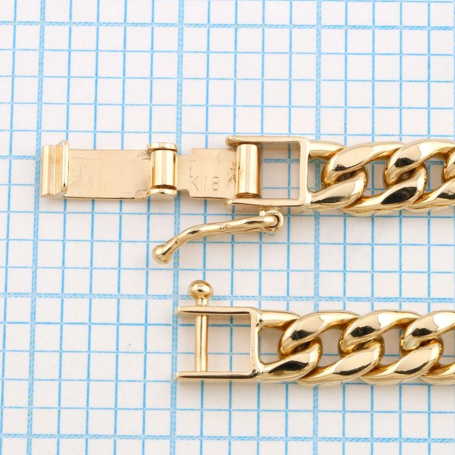 K18 ブレスレット 喜平 キヘイ 約19.1g 多面シングル タメントクシュ 19cm 留め具中折れ式 18金 K18ゴールド ゴールド ギフト プレゼント 中古 : R&Kリサイクルキング ...