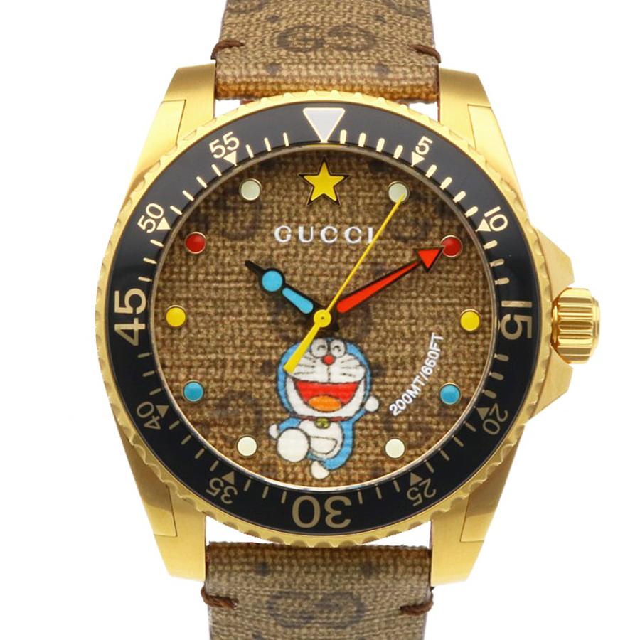 GUCCI（グッチ） ダイブ ドラえもん 腕時計 時計 GP YA136335/136.3 クオーツ ユニセックス 1年保証 中古 : R&K ...