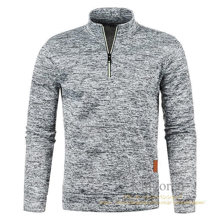 ゴルフウエア メンズ ハーフジップ トレーナー ハイネック スウェット 無地 長袖 ジッパー インナー 秋物 冬服 カジュアル 立ち襟 40代 : RLストア - 通販 - Yahoo!ショッピング