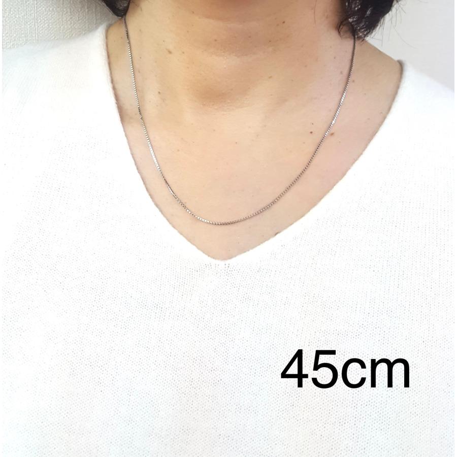 18金 ホワイトゴールド ベネチアン チェーン ネックレス 45cm 幅0.8mm K18 WG スライド式 RMジュエリー : RMジュエリー - 通販 - Yahoo!ショッピング