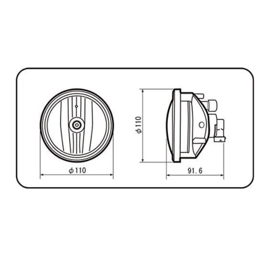 IPF フォグランプ ハロゲン H11 直径110mm イエロー 12V用 車検対応 マルチリフレクター ゴールドレンズ MR110G : RECAROメディカルショップ TRIAL - 通販 ...