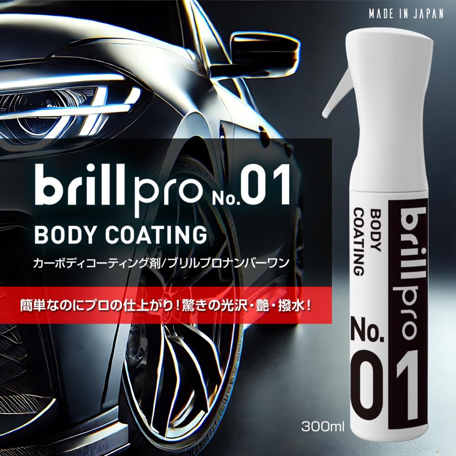 コーティング剤 車 brill pro No.01 ブリルプロナンバーワン 撥水スプレー コーティングスプレー 厳選 オススメ : ロード ...
