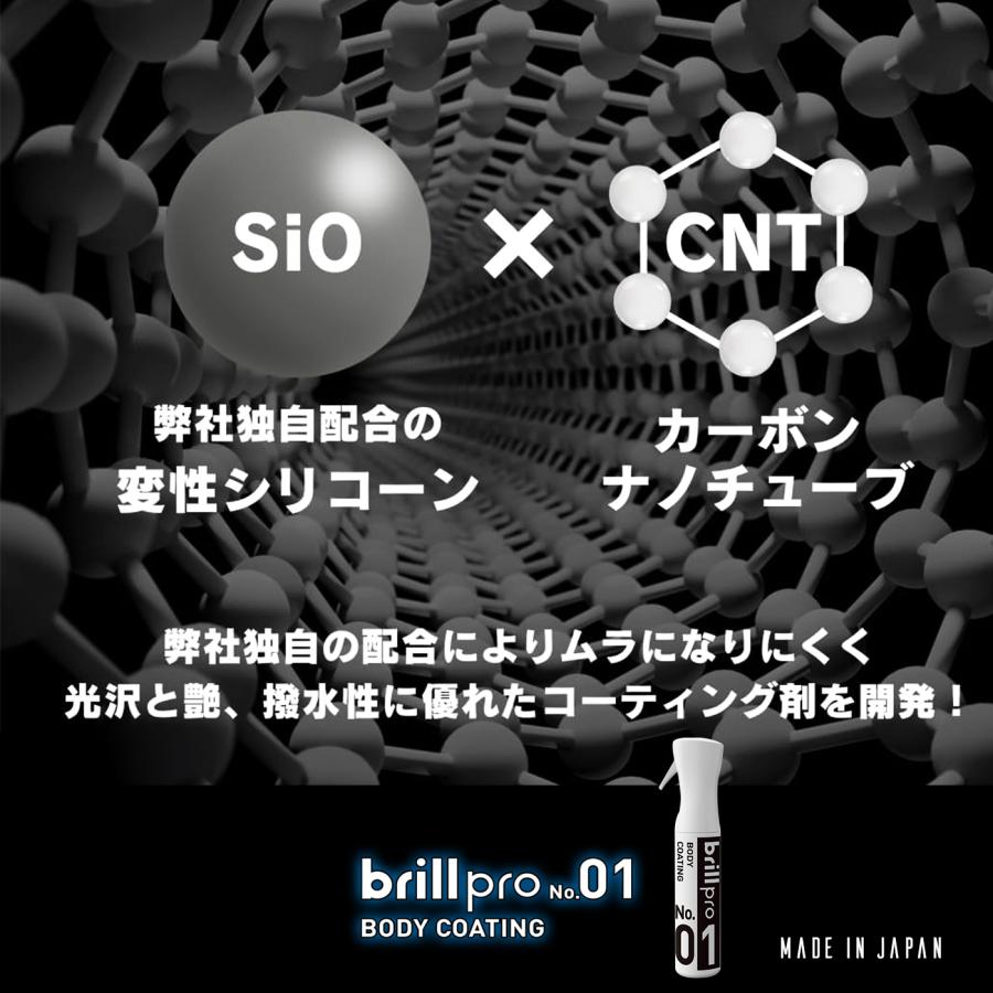 コーティング剤 車 brill pro No.01 ブリルプロナンバーワン 撥水スプレー コーティングスプレー 厳選 オススメ : ロード ...