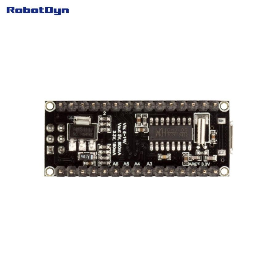 Arduino Nano3.0互換ボード（ATMega328P, CH340, RobotDyn） : ロボテナショップ - 通販 ...