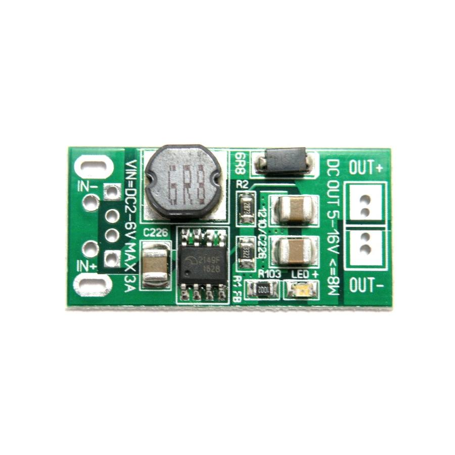 昇圧型DC-DC電源モジュール（8W, 入力2-6V, 出力12V） : ロボテナショップ - 通販 - Yahoo!ショッピング