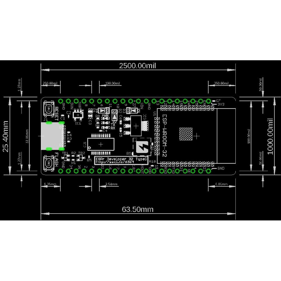ESPr Developer 32 Type-C : ロボテナショップ - 通販 - Yahoo!ショッピング