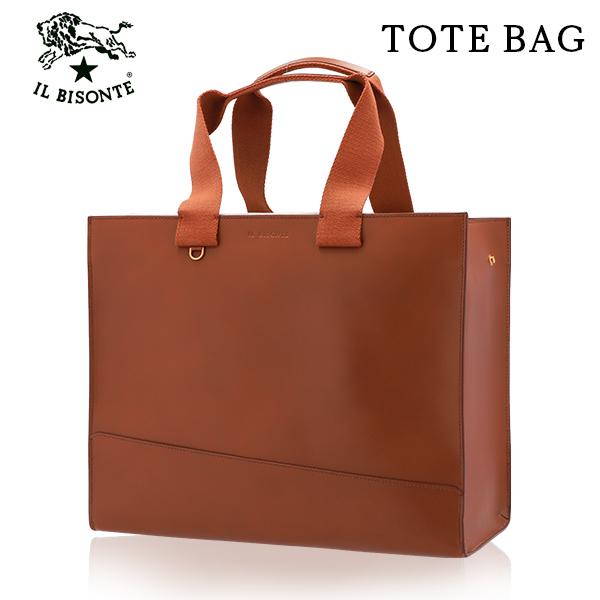 IL BISONTE（イルビゾンテ） 『並行輸入品』IL BISONTE SOLE TOTE BAG トートバッグ TOBACCO タバコ ...