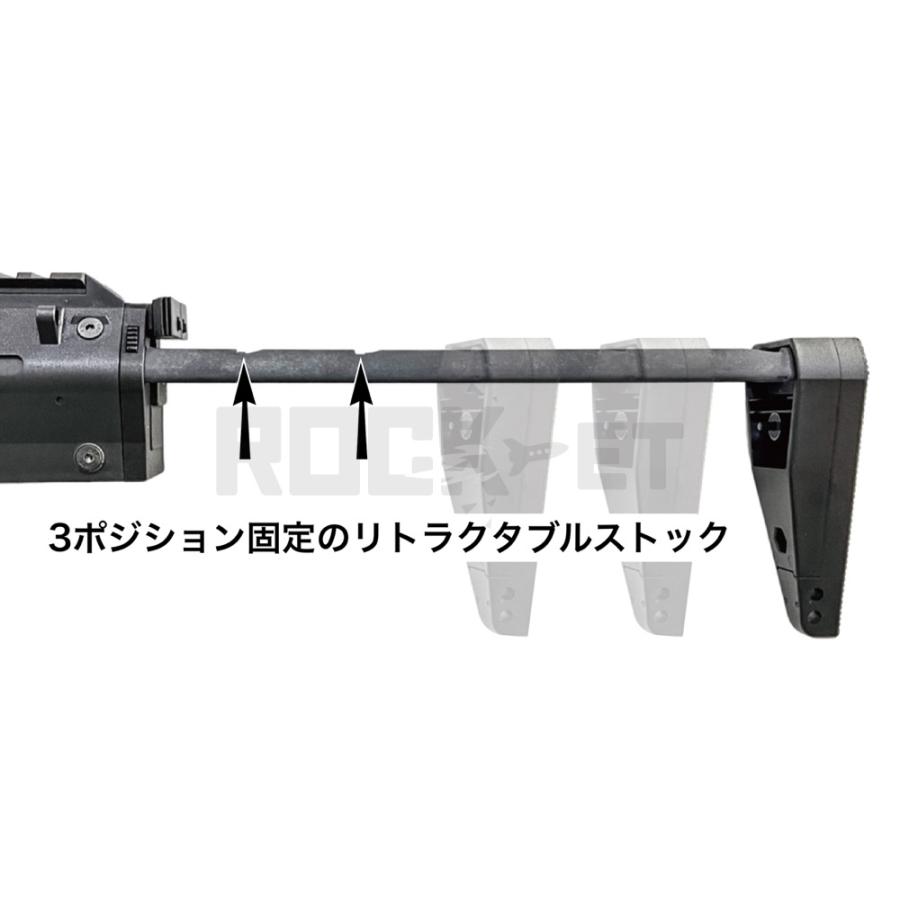CTM Airsoft Action Army AAP-01 アサシン用 "AP7" SMGコンバージョンキット Black : ROCK-et Yahoo!店 - 通販 - Yahoo!ショッピング