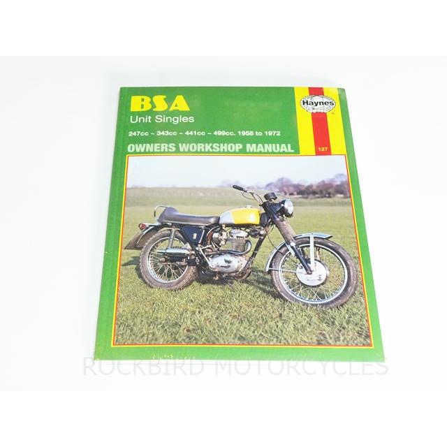 送料クリックポストOK BSA C15 B25 B44 B50 B40 ビクター ユニットシングル 250cc ~ 500cc / 1958-72年式 マニュアル : ROCKBIRD ...