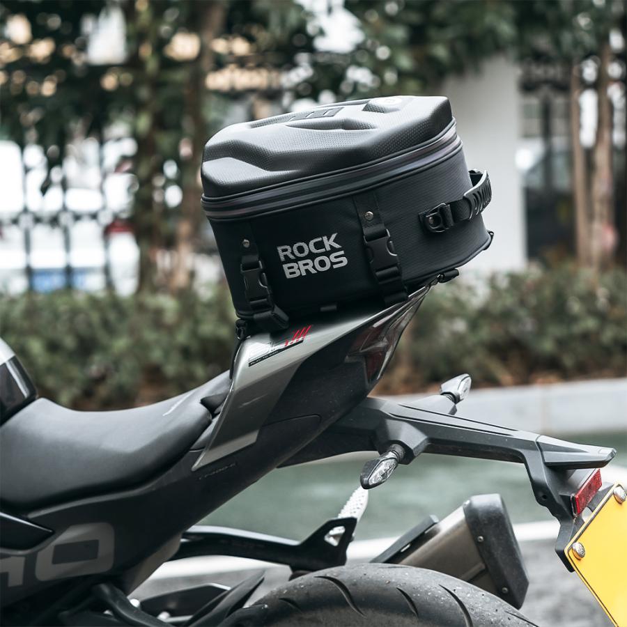 ROCKBROS バイク バッグ シート リア 大容量 12.5L 4way リュック ショルダー 防雨カバー ツーリング 旅行 ロックブロス ポイント利用 : ROCKBROS - 通販 ...