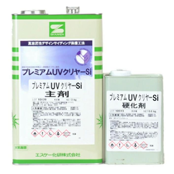 プレミアムUVクリヤーSi 3分艶 3.6kg 硬化剤セット 2液タイプ シリコン 外壁塗料 エスケー SK : ロケットマート - 通販 - Yahoo!ショッピング