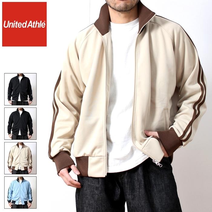 United Athle ユナイテッドアスレ ジャージ メンズ 男性 ブランド トラックジャケット ラグランスリーブ ジャケット ダブルジップ ...