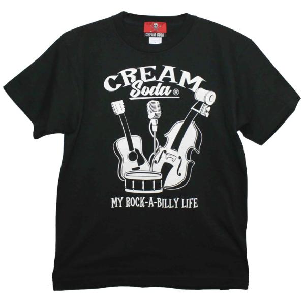 クリームソーダ（CREAM SODA） CS ROCK LIFE Tシャツ ブラック : ROCKIN WEB小島屋 - 通販 - Yahoo ...