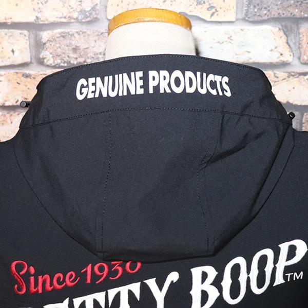 BETTY BOOP THE BRAVEMAN×BETTY ザ・ブレイブマン×ベティーブープ コラボ 3-layer stretch bonded jacket 3層ストレッチボンディング ...