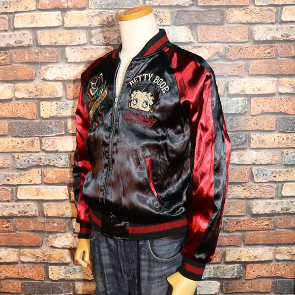 ED HARDY×BETTY BOOP エドハーディー×ベティーブープ コラボ リバーシブルスカジャン BED-2401 : bed-2401 ...