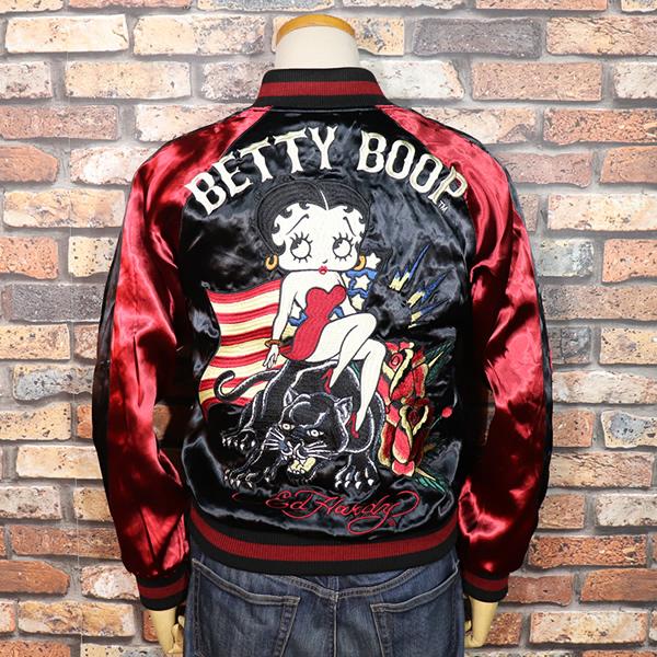 ED HARDY×BETTY BOOP エドハーディー×ベティーブープ コラボ リバーシブルスカジャン BED-2401 : bed-2401 ...