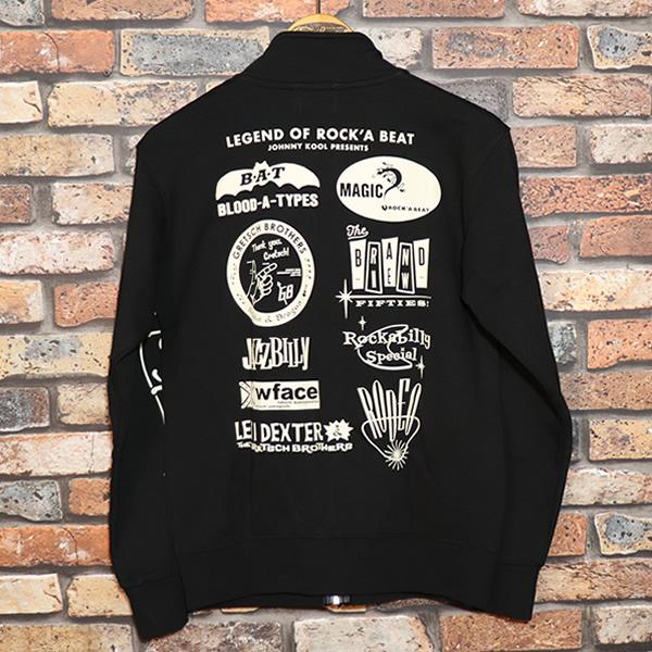 JOHNNY KOOL ジョニークール LEGEND OF ROCK’A BEAT レジェンドオブ・ロッカビート SWEAT ZIP ...