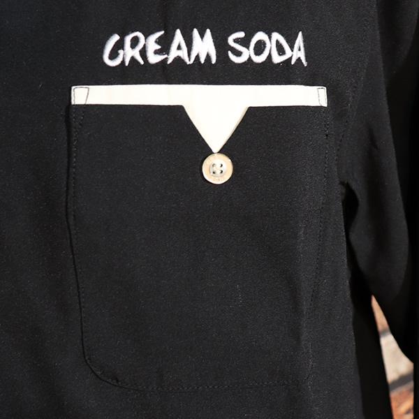 CREAM SODA クリームソーダ CS エリポケット配色シャツ PD25SN-01 ロカビリー ロックンロール : pd25sn-01 : CREAMSODA SHOP Garage ...