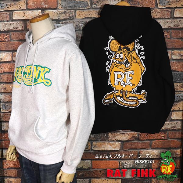 MOONEYES RAT FINK ラットフィンク Big Fink プルオーバー フーディー RISKF101 : CREAMSODA ...