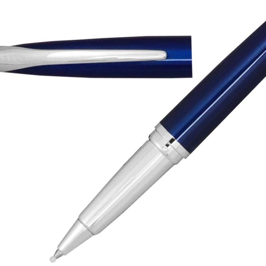 クロス CROSS ATX 885-37 トランスルーセントブルーラッカー セレクチップローラーボール 水性ボールペン ギフトBOXとリフィー ...