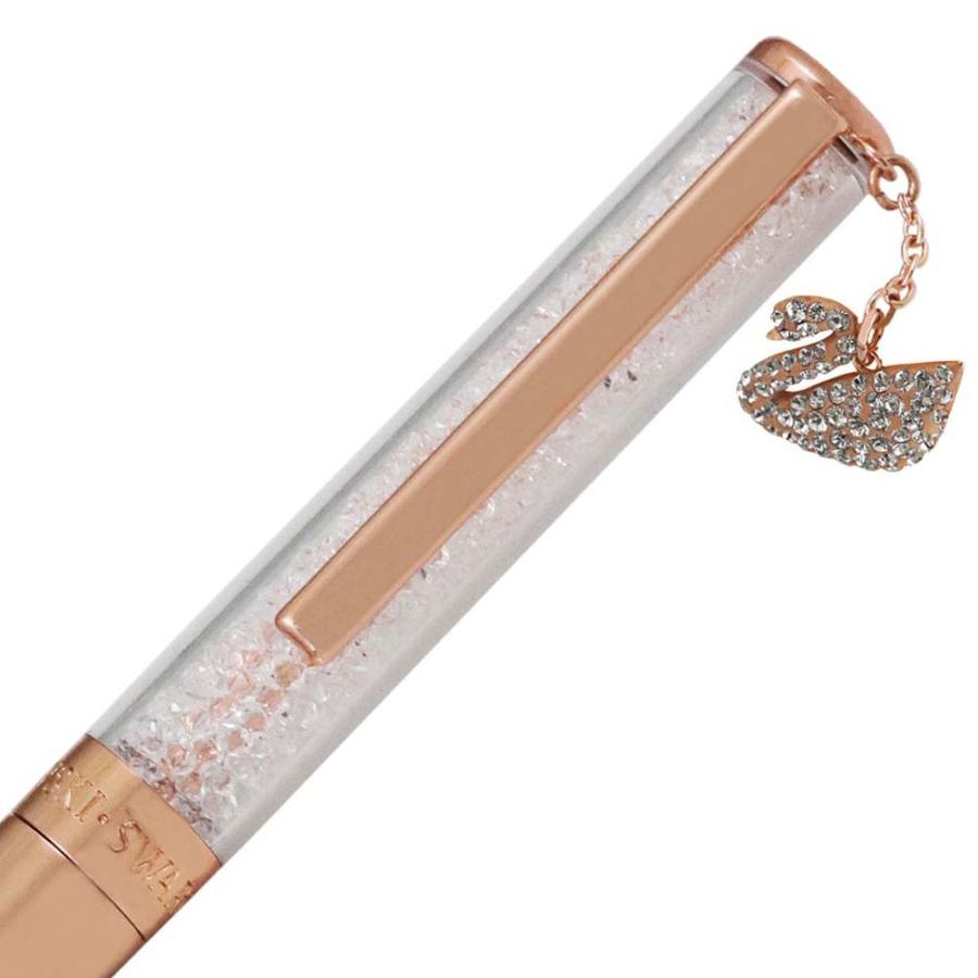 スワロフスキー SWAROVSKI ボールペン 5479552 Crystalline スワン ローズゴールド 高級 ブランド レディース ...