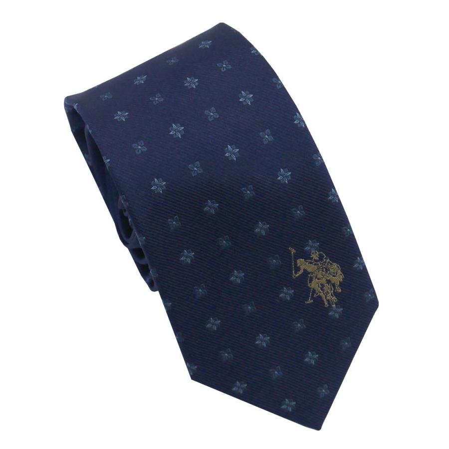U.S. POLO ASSN.（ユーエス ポロ アッスン） POLO ネクタイ(先幅:約8cm)USPA-111 NAVY/YELLOW ...