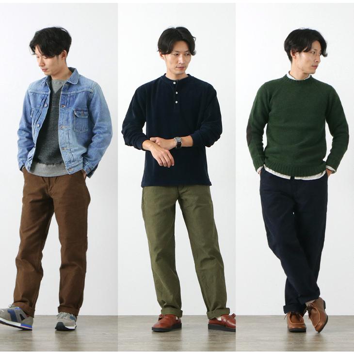 FOB FACTORY FACTORY（FOBファクトリー） F0491 モールスキン トラウザー / メンズ テーパード パンツ : ROCOCO Yahoo!店 - 通販 - Yahoo ...