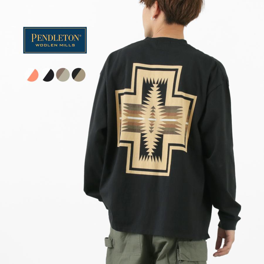 PENDLETON PENDLETON（ペンドルトン） バックプリント ロングスリーブTシャツ / メンズ レディース ユニセックス トップス : ROCOCO Yahoo!店 - 通販 ...