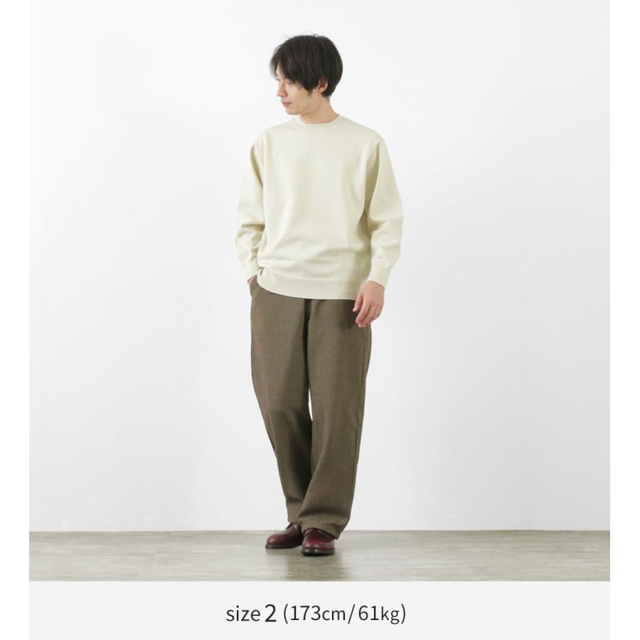 YONETOMI NEW BASIC（ヨネトミニューベーシック） リジッド カシミア ニット プルオーバー セーター カシミヤ クルーネック 日本製 :17153:ROCOCO Yahoo!店 ...