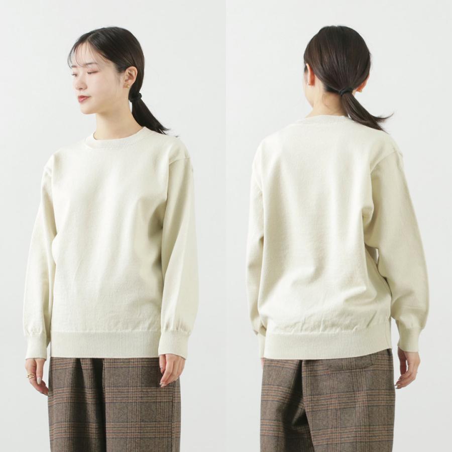 Yonetomi NEW BASIC YONETOMI BASIC（ヨネトミニューベーシック） リジッド カシミア ニット プルオーバー セーター カシミヤ クルーネック 日本製 ...