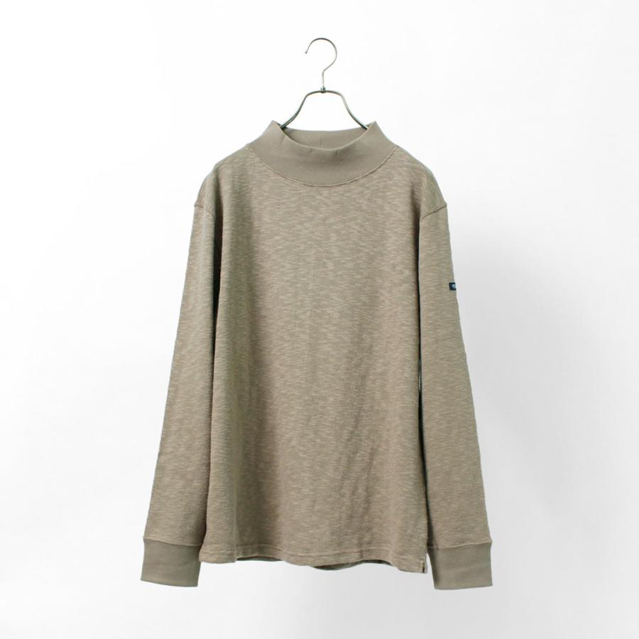 TIEASY TIEASY（ティージー） オリジナル ハイネック Tシャツ メンズ 長袖 トップス カットソー 無地 綿100 日本製 ...