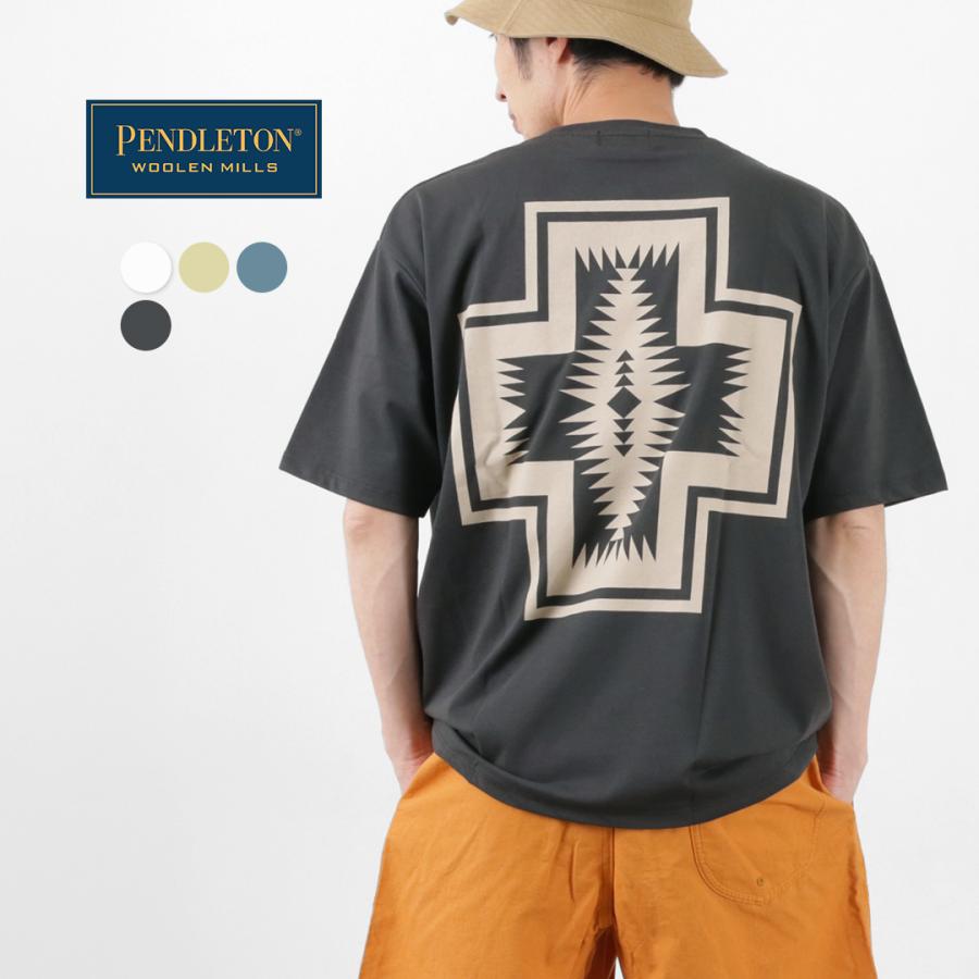 PENDLETON PENDLETON（ペンドルトン） バックプリント ポケット Tシャツ / メンズ トップス 半袖 : ROCOCO Yahoo!店 - 通販 - Yahoo!ショッピング