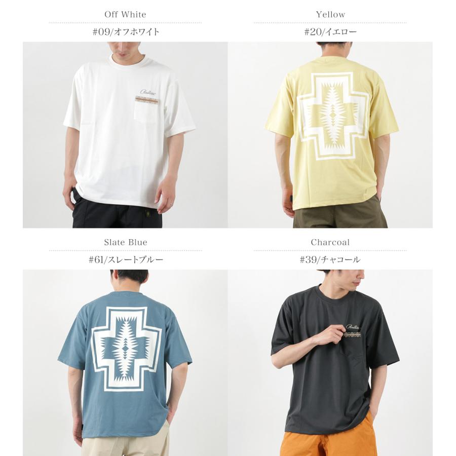 PENDLETON PENDLETON（ペンドルトン） バックプリント ポケット Tシャツ / メンズ トップス 半袖 : ROCOCO Yahoo!店 - 通販 - Yahoo!ショッピング