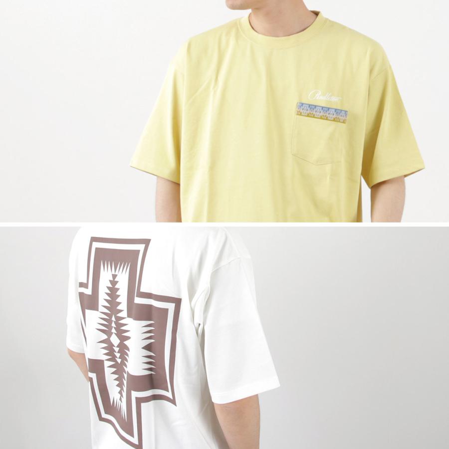 PENDLETON PENDLETON（ペンドルトン） バックプリント ポケット Tシャツ / メンズ トップス 半袖 : ROCOCO Yahoo!店 - 通販 - Yahoo!ショッピング
