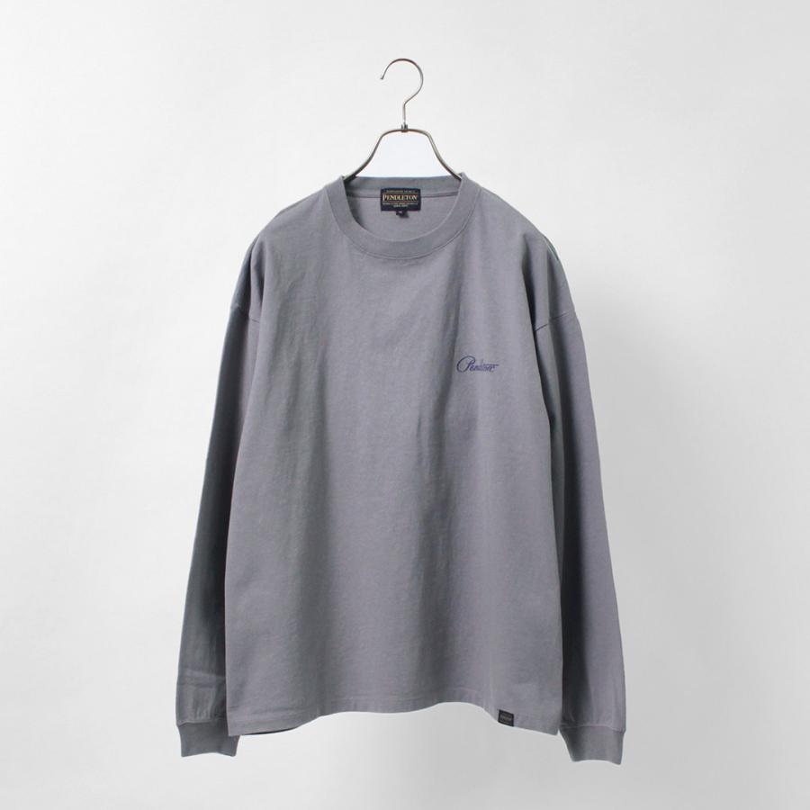 PENDLETON PENDLETON（ペンドルトン） バックプリント ロングスリーブTシャツ / メンズ トップス ロンT 長袖 綿 コットン : ROCOCO Yahoo!店 - 通販 ...