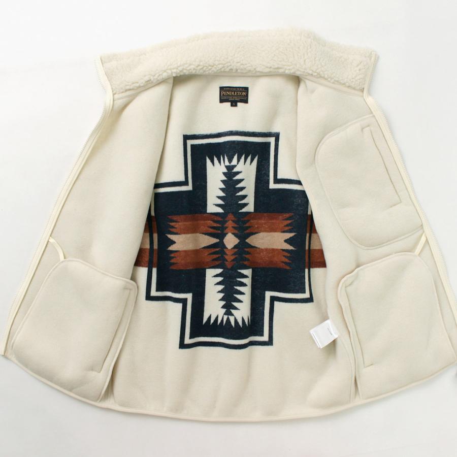 PENDLETON PENDLETON（ペンドルトン） ボア スタンドベスト / メンズ レディース ユニセックス プリント 柄 : ROCOCO Yahoo!店 - 通販 - Yahoo ...