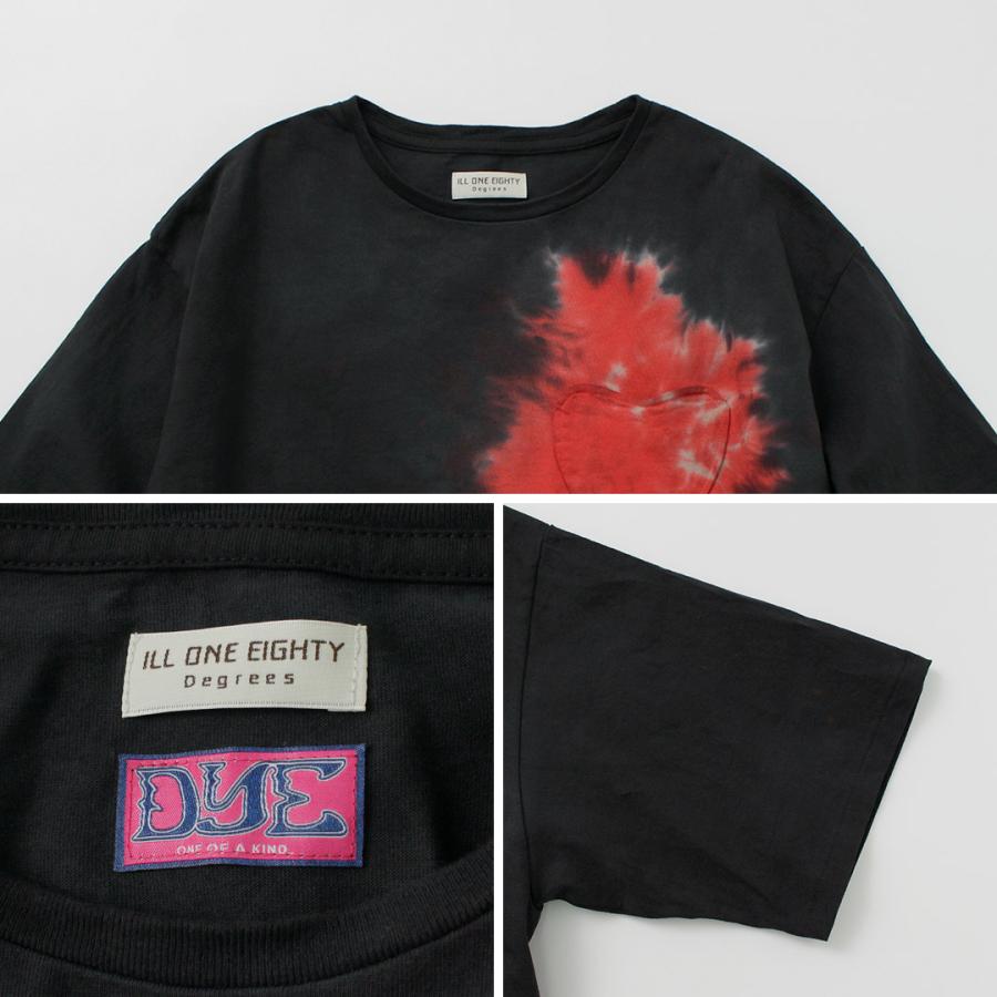 ILL ONE EIGHTY EIGHTY（イルワンエイティー） タイダイハート ポケット ショートスリーブTシャツ / メンズ トップス カットソー : ROCOCO Yahoo!店 ...