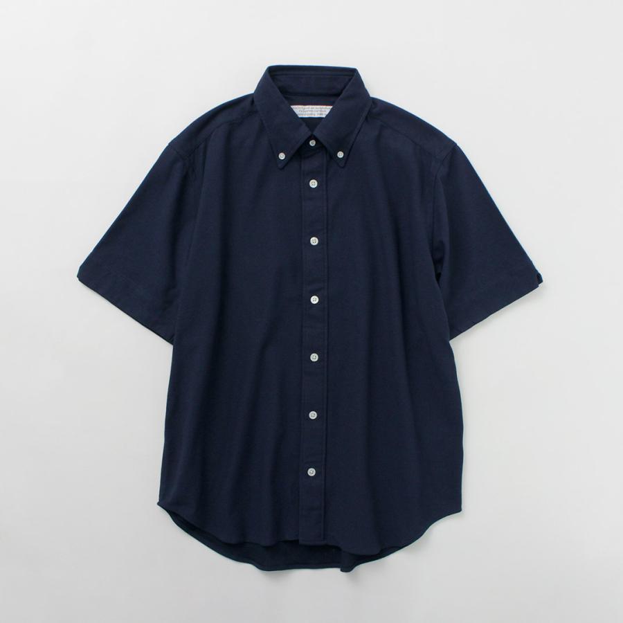 ROCOCO ROCOCO（ロココ） 鹿の子 ショートスリーブ ボタンダウンシャツ / メンズ 無地 半袖 吸水 速乾 日本製 : ROCOCO Yahoo!店 - 通販 - Yahoo!ショッピング