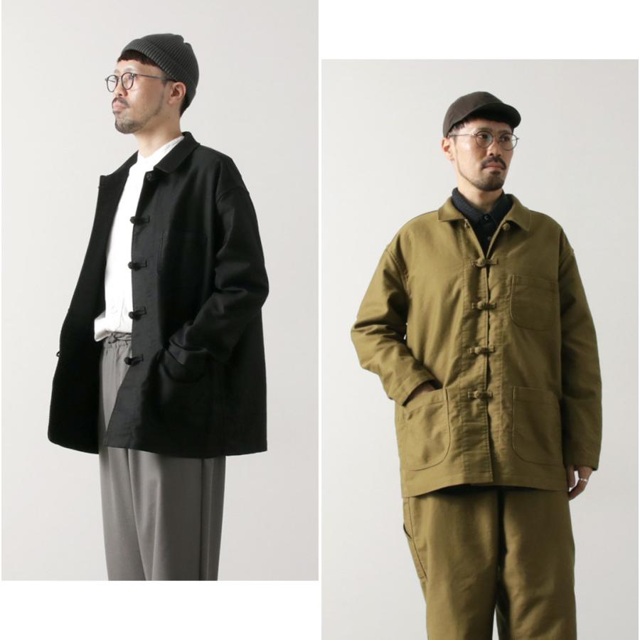 ORDINARY FITS（オーディナリーフィッツ） フレンチ チャイナジャケット モールスキン / メンズ アウター 上着 ワークジャケット : 20151 : ROCOCO Yahoo!店 ...
