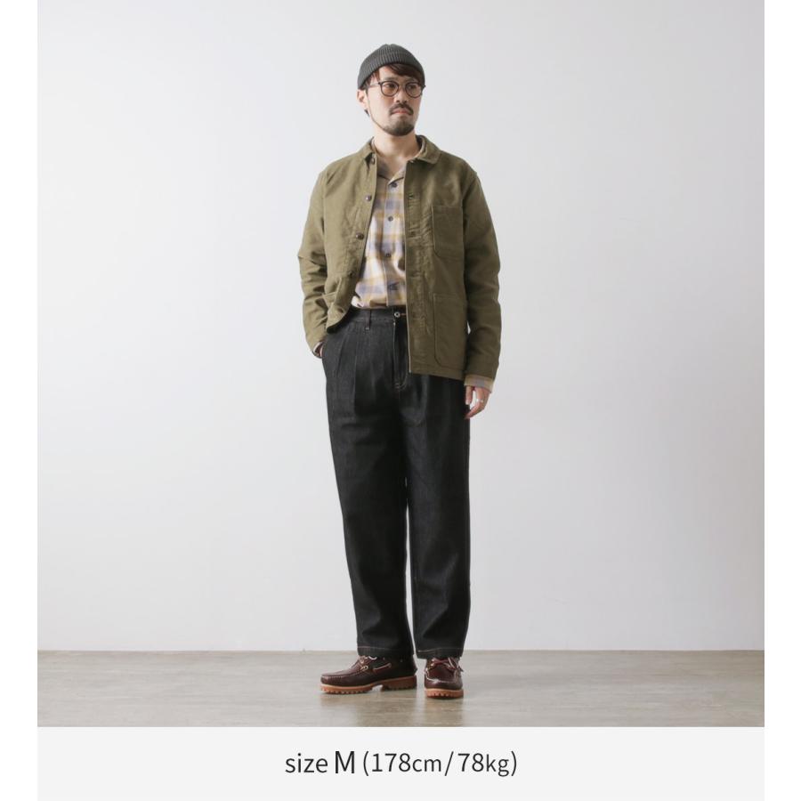 ILL ONE EIGHTY（イルワンエイティー） デニム 2タックパンツ / メンズ ブラックデニム テーパード ジーンズ 日本製 : 20244 : ROCOCO Yahoo!店 - 通販 ...