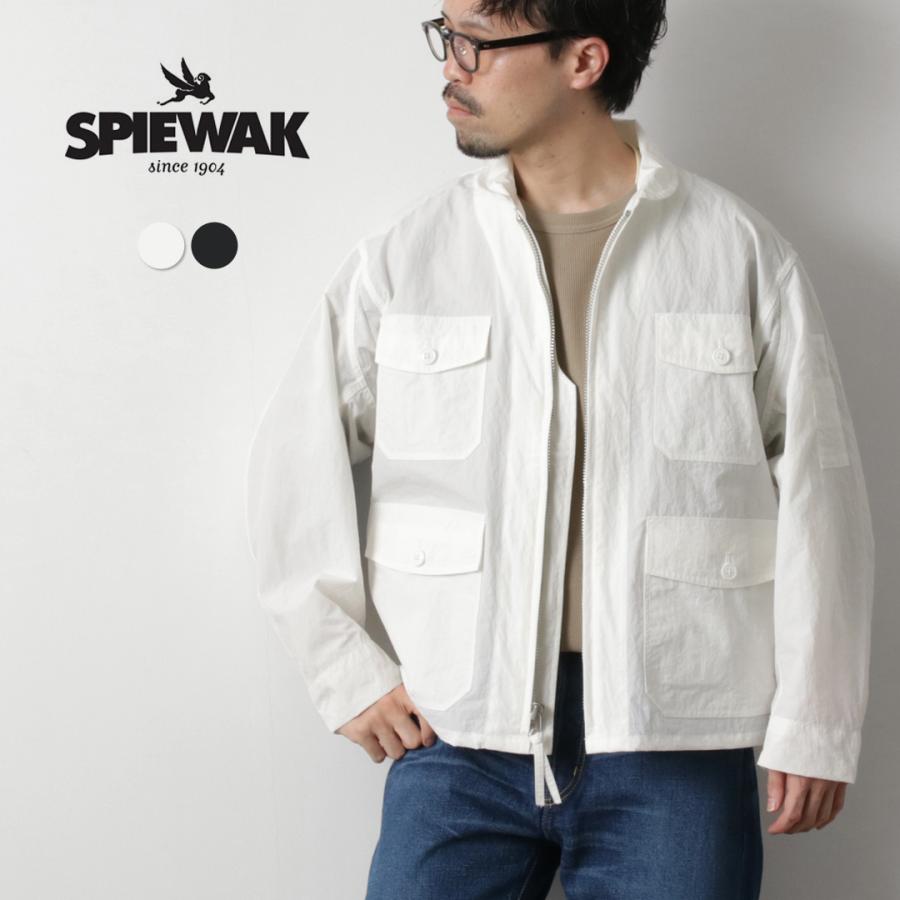 SPIEWAK SPIEWAK（スピワック） M-421 ナイロンフライトジャケット / ライトアウター ブルゾン 撥水 防風 : ROCOCO Yahoo!店 - 通販 - Yahoo!ショッピング