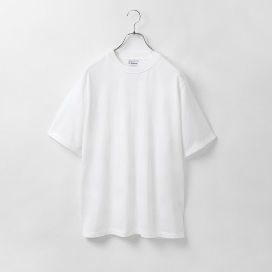 Yonetomi NEW BASIC YONETOMI BASIC（ヨネトミニューベーシック） リジッド シーアイランドコットン 横丸胴 ニットTシャツ / メンズ 半袖 : ROCOCO ...