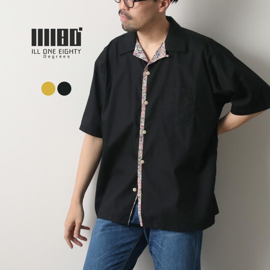 ILL ONE EIGHTY EIGHTY（イルワンエイティー） リバティ オープンカラーシャツ / メンズ シャツ 半袖 コットン : ROCOCO Yahoo!店 - 通販 - Yahoo ...