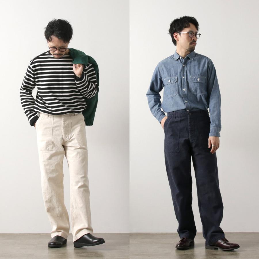 FOB FACTORY（FOBファクトリー） コットンヘンプ ファティーグパンツ / ベイカー ベーカー ファティーグパンツ ワークパンツ メン : 21213 : ROCOCO Yahoo ...