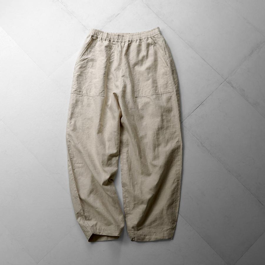 kema designs KEMA DESIGNS（ケマデザインズ） リネンコットンクロス ワイドテーパードイージーパンツ / メンズ ...