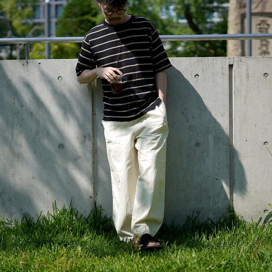 kema designs KEMA DESIGNS（ケマデザインズ） リネンコットンクロス ワイドテーパードイージーパンツ / メンズ ...