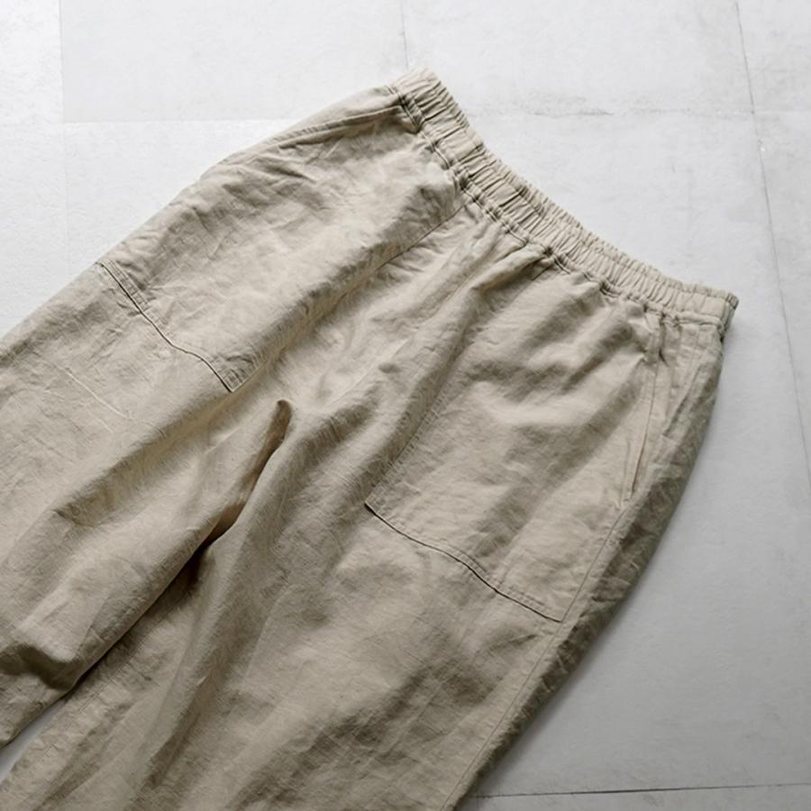kema designs KEMA DESIGNS（ケマデザインズ） リネンコットンクロス ワイドテーパードイージーパンツ / メンズ ...