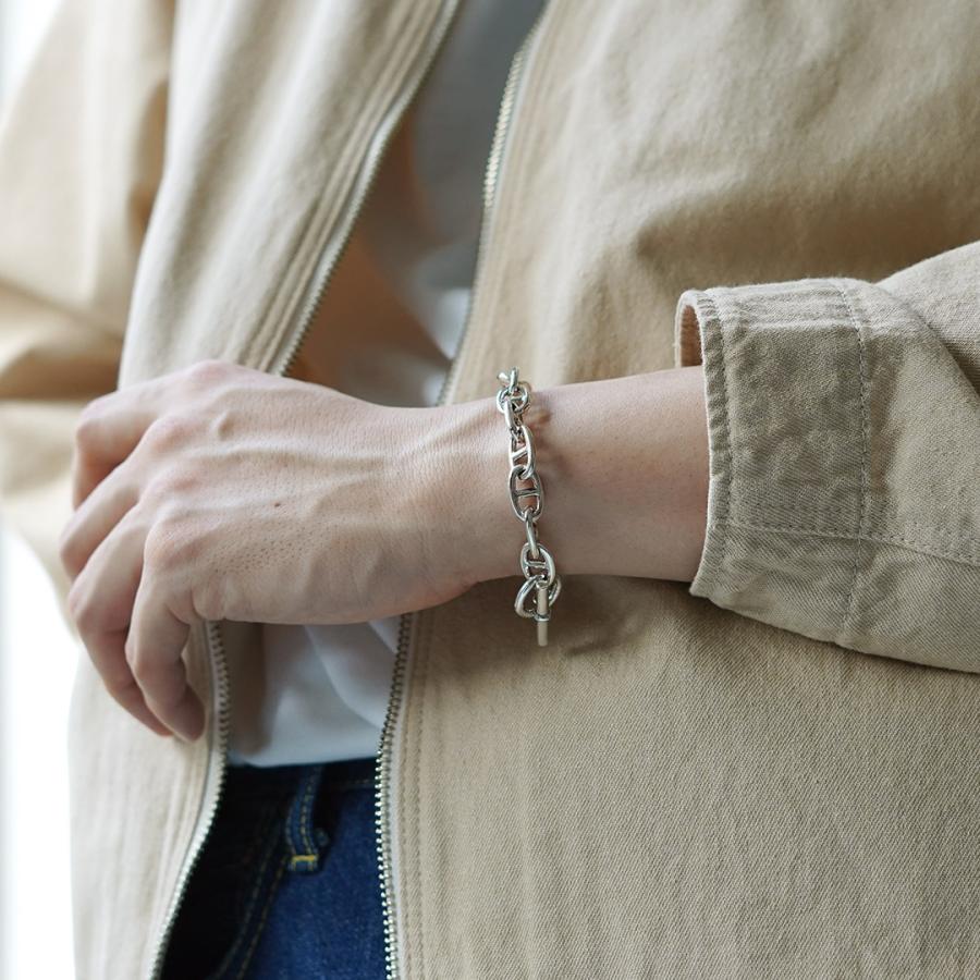 ROCOCO TMW（トラディショナルモダンワークス） スターリングシルバー アンカーチェーンブレスレット マリーナチェーン / メンズ : ROCOCO Yahoo!店 - 通販 ...