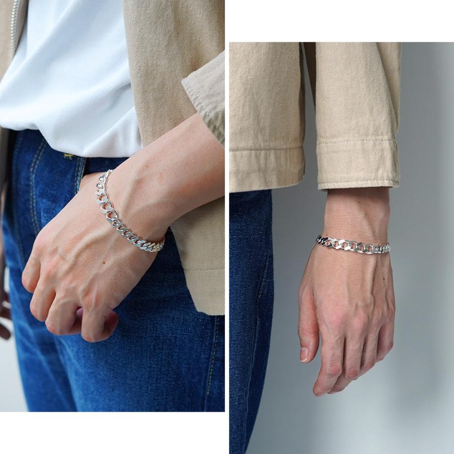 ROCOCO TMW（トラディショナルモダンワークス） スターリングシルバー ケーブルチェーンブレスレット 喜平チェーンMix / メンズ : ROCOCO Yahoo!店 - 通販 ...