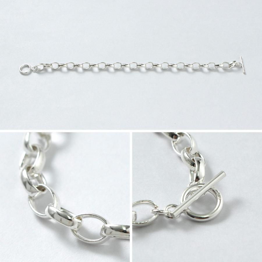 ROCOCO TMW（トラディショナルモダンワークス） スターリングシルバー ケーブルチェーンブレスレット / メンズ シルバー925 19cm 20cm : ROCOCO Yahoo!店 ...